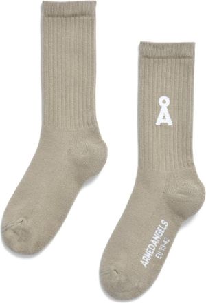 Armedangels Unisex Socken aus Bio-Baumwolle SAAMUS BOLD Light Sage