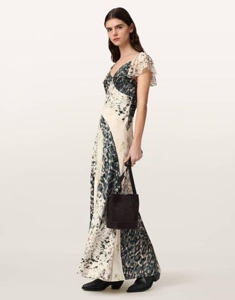 AllSaints Lala - Robe - Blanc Empoli