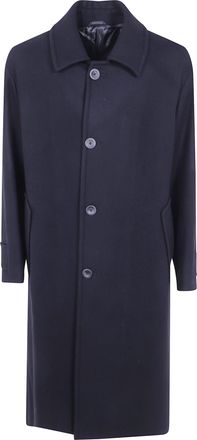 Giorgio Armani Peacoat Virgin Wool-Cashmere Peacoat