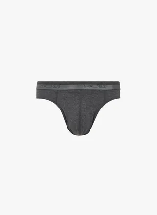 HOM Slip en coton m&eacute;lang&eacute;