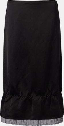 Toteme Jupe midi en satin