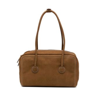 Marge Sherwood Femme, Sacs, Brun, Taille: ONE Size Sac bandouli&egrave;re souple Boston en daim