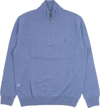 Polo Ralph Lauren Homme, Pulls, Bleu, Taille: M Col roul&eacute;s