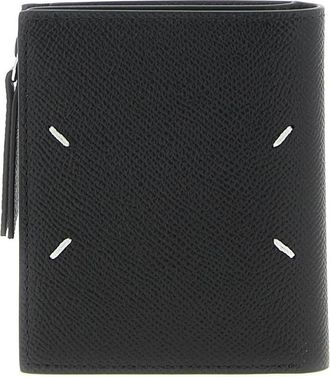 Maison Margiela Bifold-Geldb&ouml;rse mit charakteristischen N&auml;hten - - Accessories - unisex - Schwarzk - ONE SIZE