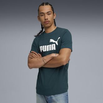 Puma ESS No. 1 Logo T-Shirt Herren, Kleidung, Gr&uuml;n, XL