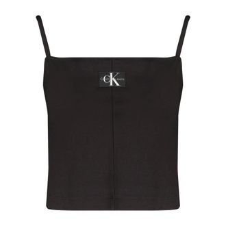 Calvin Klein &Auml;rmelloses Top mit d&uuml;nnen Tr&auml;gern - - Tops - Damen - Schwarzk - M