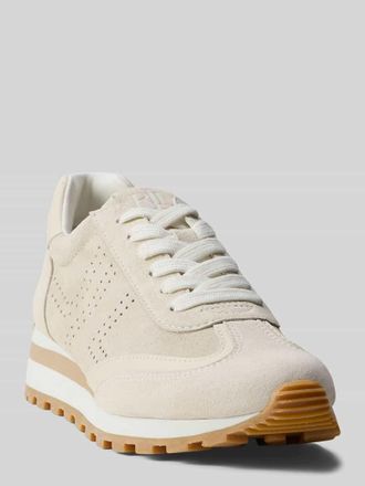 Lauren Ralph Lauren Sneaker aus echtem Leder mit Logo-Pr&auml;gung