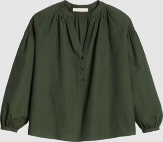 Vanessa Bruno Blouse Nipoa Vert Foncé