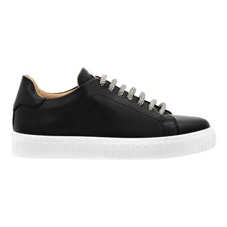 Philipp Plein Femme, Chaussures, Noir, Taille: 36 EU Lo-Top Baskets Basic with Crystals