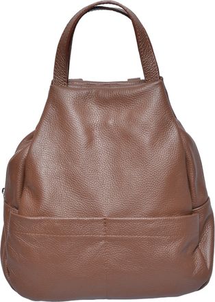 Anna Luchini Kastanienbraun Rindsledertasche