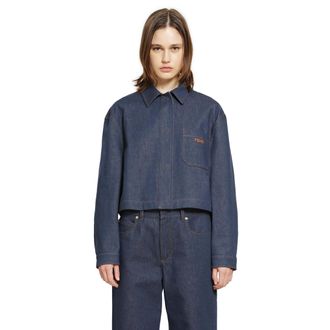 Fendi Cropped Denim Jacket