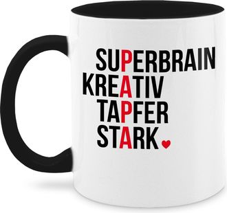 Shirtracer Tasse Tassen 325ml - Geschenk zum Vatertag - Papa - 325 ml - Schwarz - vatertagstasse vatertagsgeschenk kaffeetasse vatertagtasse männertag mug vater 