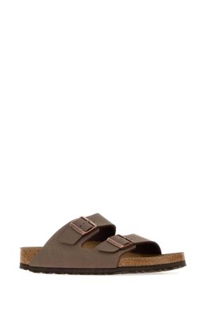 Birkenstock Birkibuc Slider - Brown