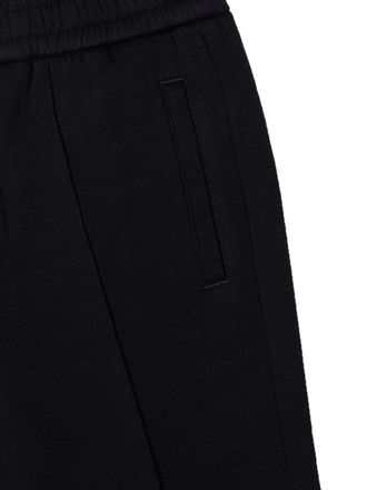 Emporio Armani Cotton-Blend Trousers - Blue