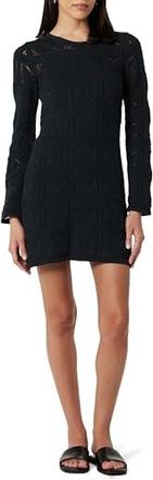 The Drop Robe Micro Courte en Crochet Laney pour Femme, Noir, L