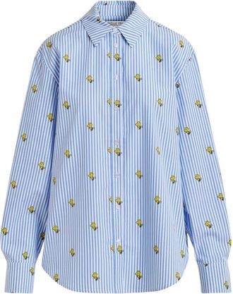 Essentiel Femme, Blouses et Chemises, Bleu, Taille: 40 FR Jeppermint Snoopy Print Shirt