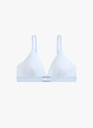 Tommy Hilfiger Soutien-gorge ray&eacute; triangle en coton m&eacute;lang&eacute;