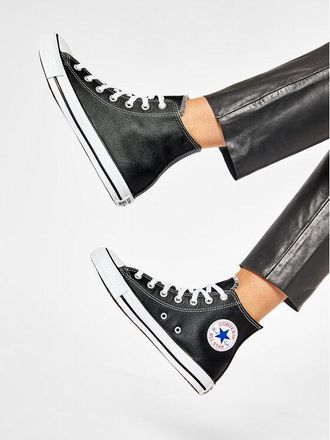 Converse Sneakers aus Stoff Chuck Taylor All Star HI 132170C Schwarz