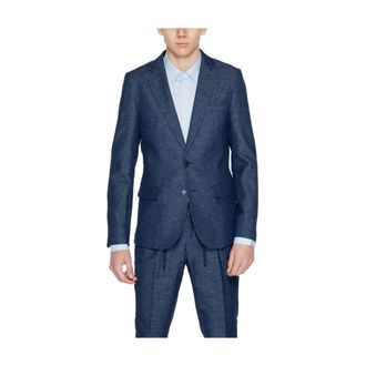 Antony Morato Cotton Casual Shirt - - Suits - Herren - Blau - L