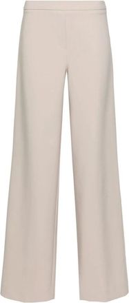 D.exterior Femme, Pantalons, Beige, Taille: 42 FR Pantalon Taille Haute en Cady Stretch
