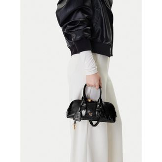 Pinko Handtasche PINKO Bowling Bag Baguette AI 25-26 105334 A2VW Schwarz