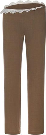 Magda Butrym Femme, Pantalons, Brun, Taille: 38 FR Straight Pantalons