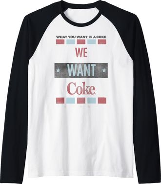 Coca Cola Ware Want Coke is What Raglan