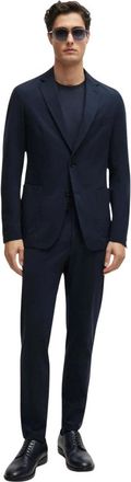 HUGO BOSS Homme, Costumes, Bleu, Taille: L P-Hanry Slim Fit Jersey Jacket