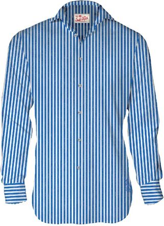 MC2 Saint Barth Homme, Chemises, Bleu, Taille: M Pamplona Shirt