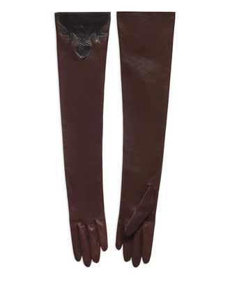Johanna Ortiz gants Cardinal Elegance - Marron