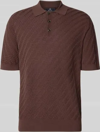Matinique Regular Fit Poloshirt aus reiner Baumwolle in Strick-Optik