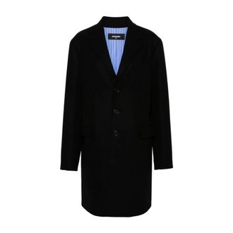 Dsquared2 Black Cappotto - - Coats - Damen - Schwarzk - XS