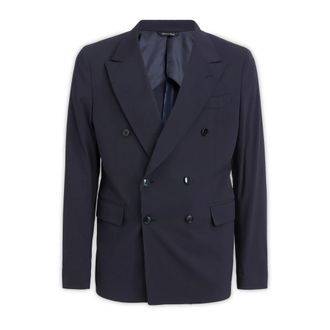 Brian Dales Jacken Westen - - Jackets - Herren - Blau - S