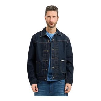 Guess Homme, Vestes, Bleu, Taille: XL Selvedge Denim Jacket