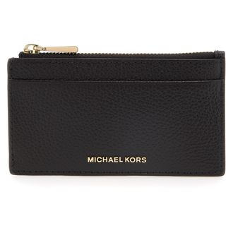 Michael Kors SM Zip Key Card CASE Chocolate