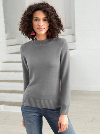 Witt Strickpullover Stehkragenpullover