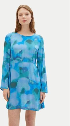 Tom Tailor Denim Sommerkleid 1040643 Blau Slim Fit