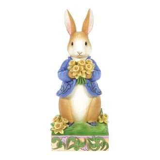 Enesco Beatrix Potter by Jim Shore Peter Rabbit with Daffodils Figurine