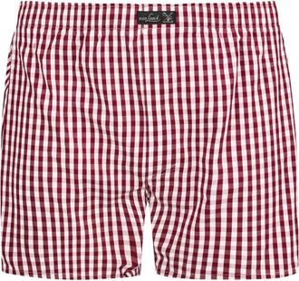 van Laack Leichte Boxershorts aus Baumwolle mit Karomuster in