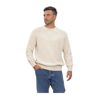 Selected Rippstrick-Pullover - - Knitwear - Herren - Beige - 2XL