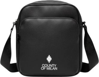 Marcelo Burlon Homme, Sacs, Noir, Taille: ONE Size Comas260362 Sac bandouli&egrave;re