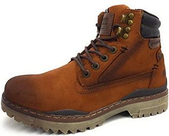 Dockers by Gerli Bottines De Randonnée Homme Bottes lacées marron EU43 Cuir