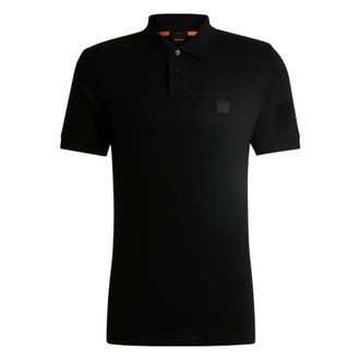 HUGO BOSS Homme, Tops, Noir, Taille: 3XL Polo Sportif avec Logo Patch