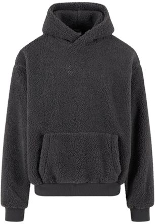 Karl Kani KK Metal Signature Teddy Hoodie Grey, XXL