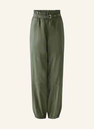 Oui Paperbag-Hose gruen
