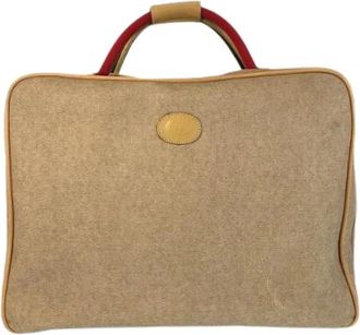 Gucci unisex, Pre-owned, Beige, Taille: ONE Size Sac Week-end en Plastique Pre-owned