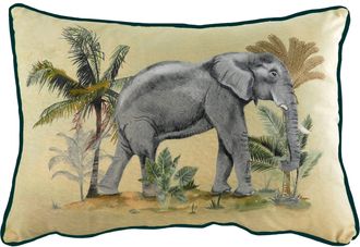 Evans Lichfield Kibale Kissenbezug Elefant, Mehrfarbig, 35 x 50cm