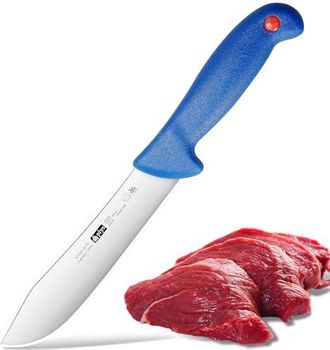 Plys Couteau Boucher Professionnel Couteaux a Depecer: 17.5cm Viande Tranchant Couteau Filet de Sole