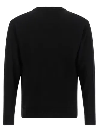 Moschino Teddy Bear Intarsia Sweater - Black