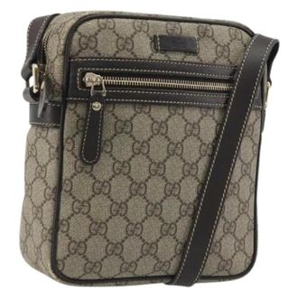 Gucci Sac bandouli&egrave;re GG Canvas Pre-owned - Femme - Pre-owned - Beige - Taille: ONE Size